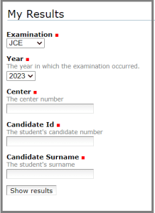 JCE Results 2026 Botswana www.bec.co.bw